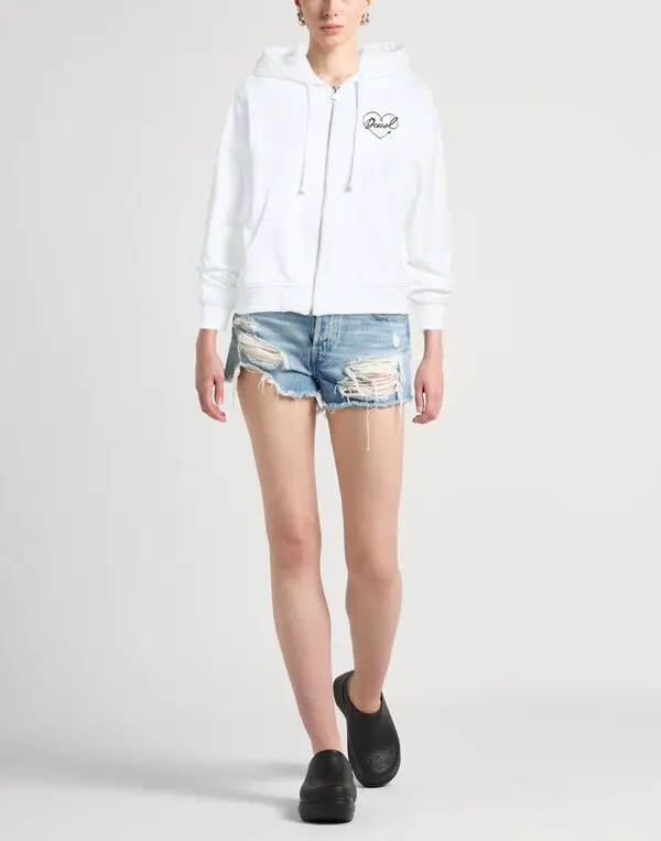 DIESEL® Cotton French Terry Sweatshirt - White