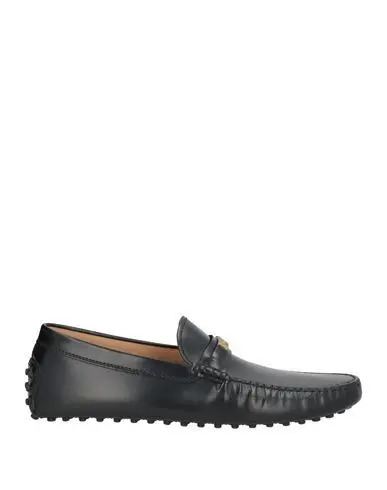 TOD'S Leather Driving Loafers - Black