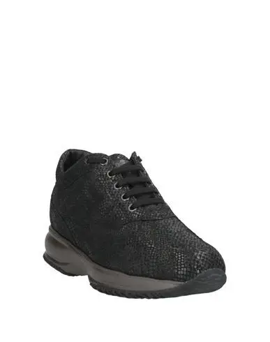 Hogan Leather Sneakers - Black