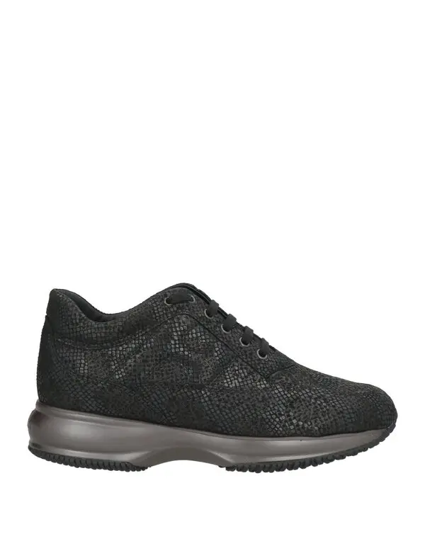 Hogan Leather Sneakers - Black