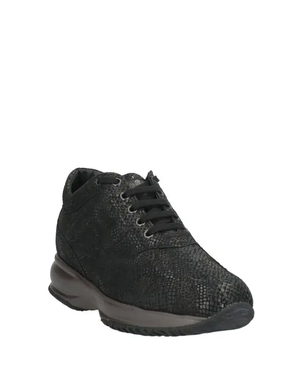 Hogan Leather Sneakers - Black