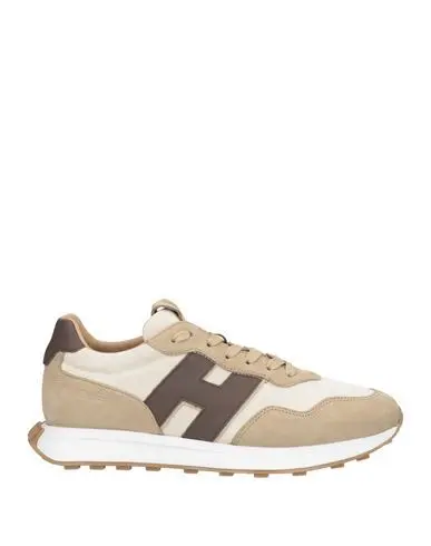 Hogan Low-top Leather Sneakers - Beige