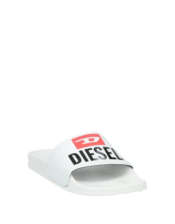 DIESEL® Rubber Slides With Printed Logo