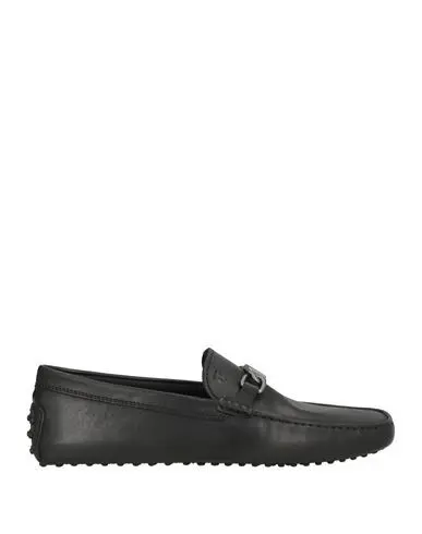 TOD'S Leather Loafers With Embellished Detail - Black