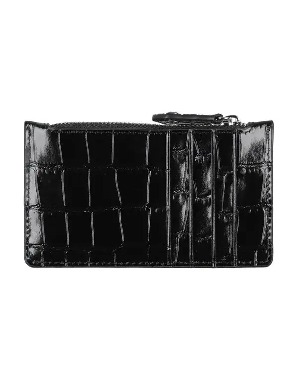 VIVIENNE WESTWOOD Leather Crocodile-effect Card Holder
