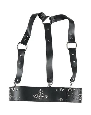 VIVIENNE WESTWOOD Leather Corset Belt - Black