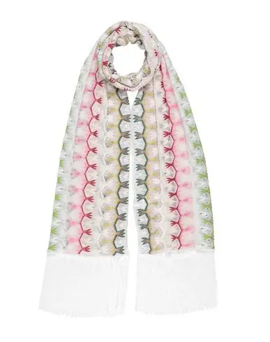 Missoni Scarf Viscose, Cotton - White
