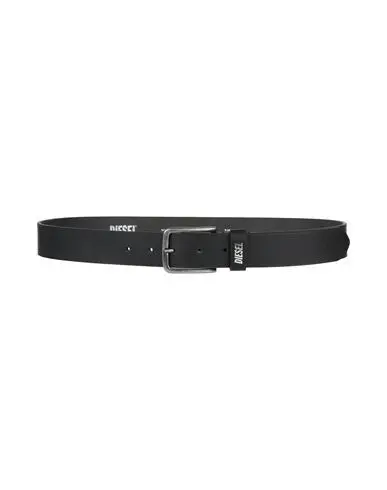 Diesel Cow Leather Belt - Black