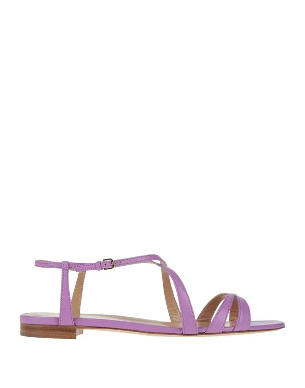 SERGIO ROSSI Leather Slingback Sandals