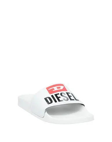 DIESEL Rubber Pool Slides - White