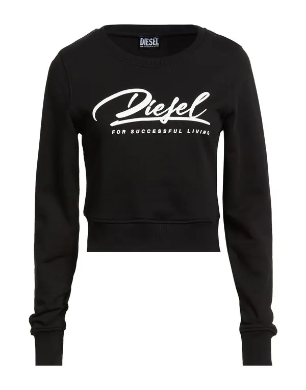 DIESEL® Sweatshirt In Cotton And Elastane - Black