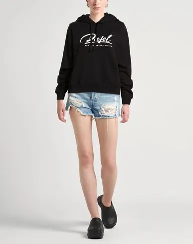 DIESEL® Cotton-blend French Terry Sweatshirt - Black
