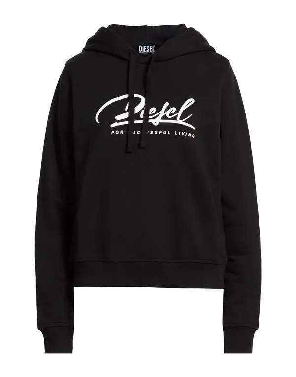 DIESEL® Cotton-blend French Terry Sweatshirt - Black