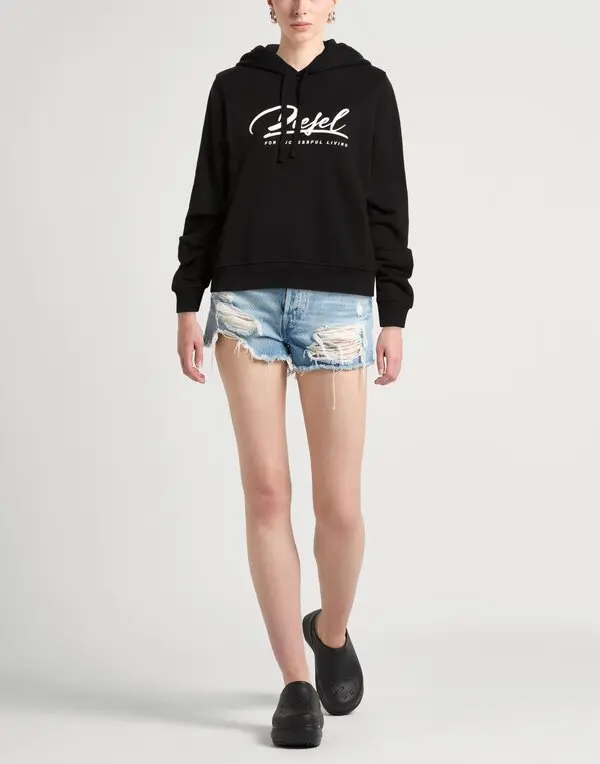DIESEL® Cotton-blend French Terry Sweatshirt - Black