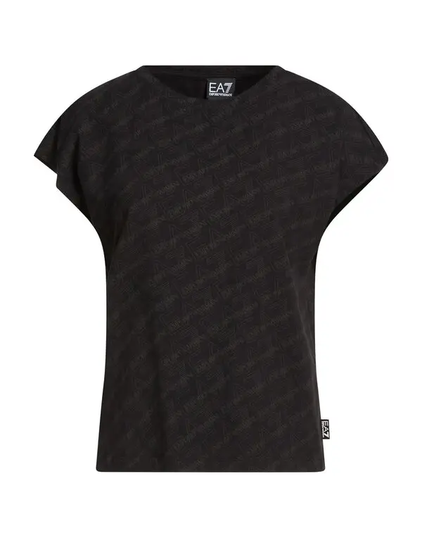 EA7 Cotton-elastane T-shirt