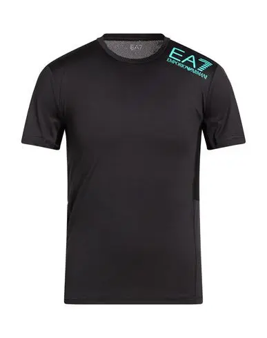 EA7 Crewneck Short Sleeve T-shirt - Black