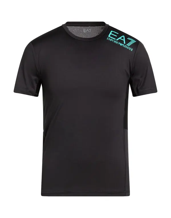 EA7 Crewneck Short Sleeve T-shirt - Black