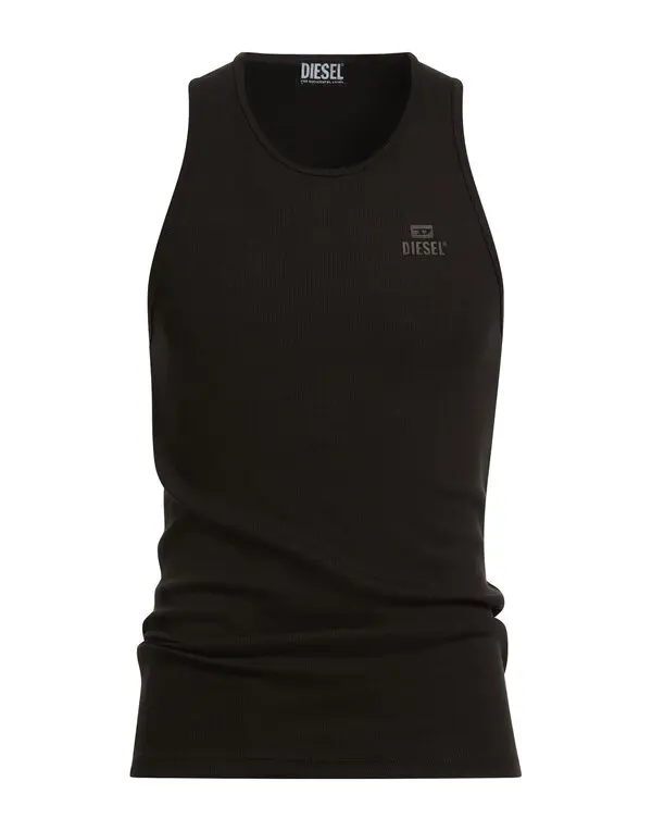 DIESEL Tank Top Size Cotton, Elastane - Black
