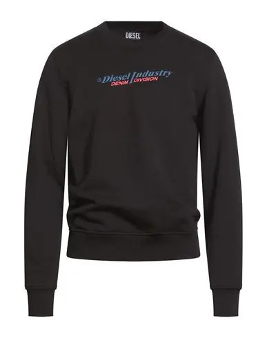 DIESEL® Cotton And Elastane Sweatshirt - Black