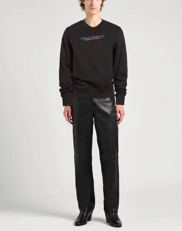 DIESEL® Cotton And Elastane Sweatshirt - Black
