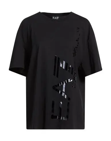 EA7 T-shirt Size Cotton - Black