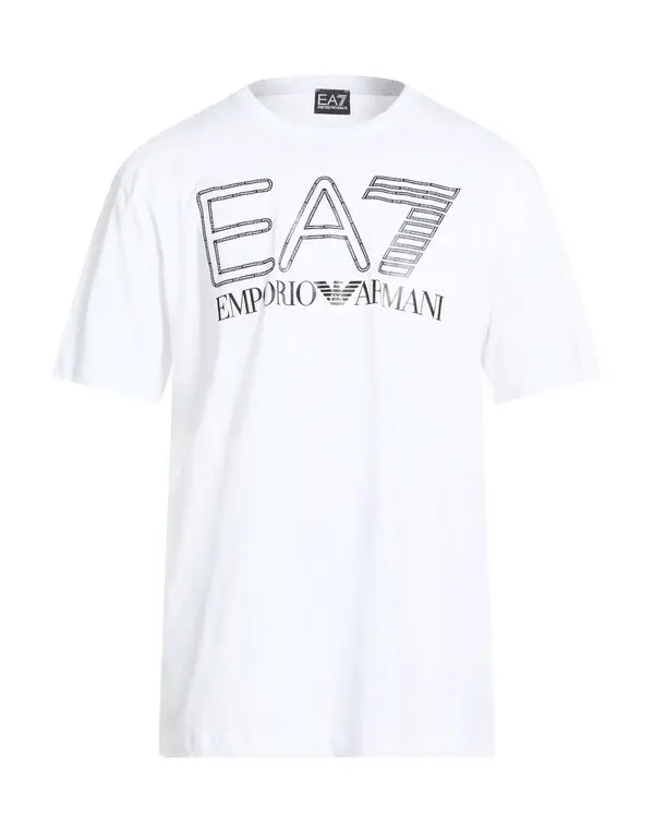 EA7 T-shirt Size Cotton - White