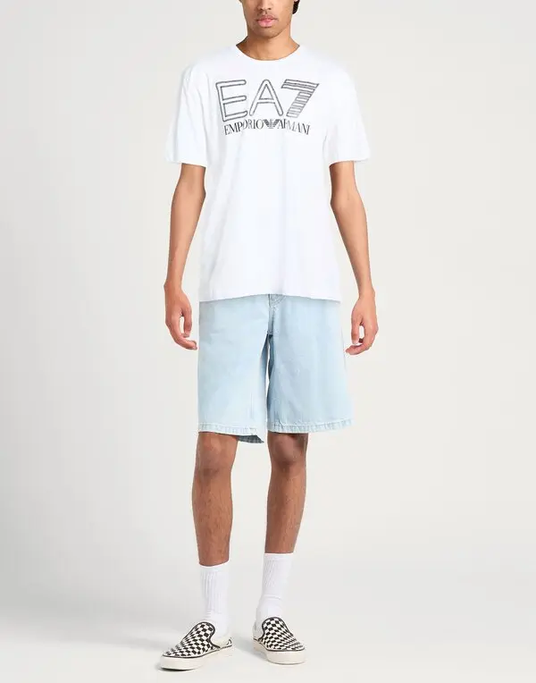 EA7 T-shirt Size Cotton - White