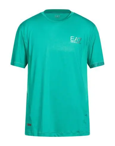 EA7 T-shirt Size Polyester, Elastane - Green
