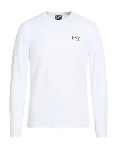 EA7 Cotton And Elastane Long Sleeve T-shirt