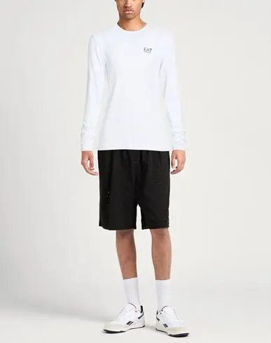 EA7 Cotton And Elastane Long Sleeve T-shirt