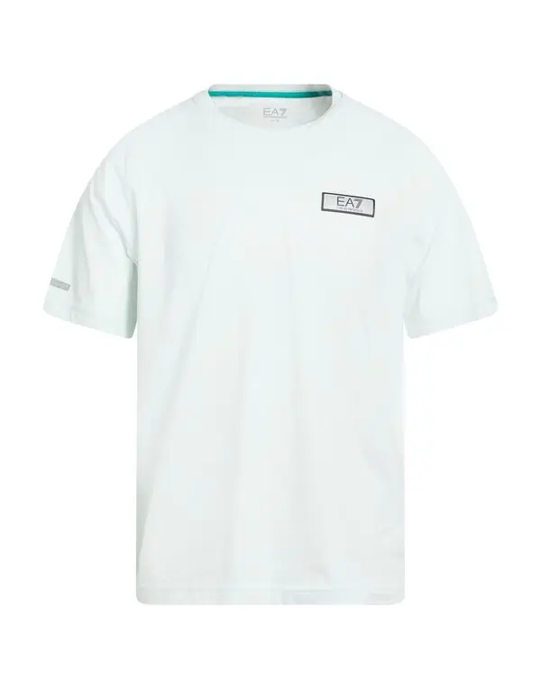 EA7 T-shirt Sky Size Polyester, Cotton, Elastane