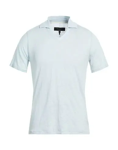 Rag & Bone Polo Shirt Size Linen - Blue