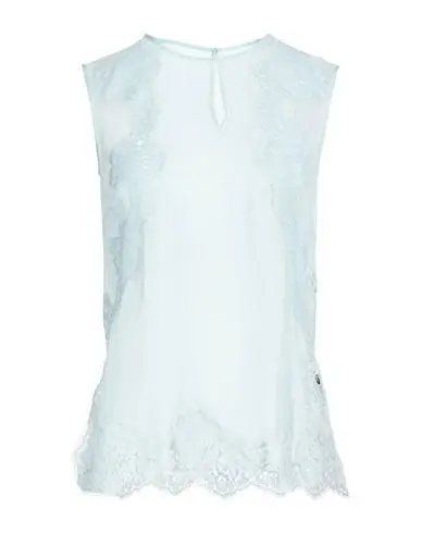Dolce & Gabbana Silk Blend Top - Blue