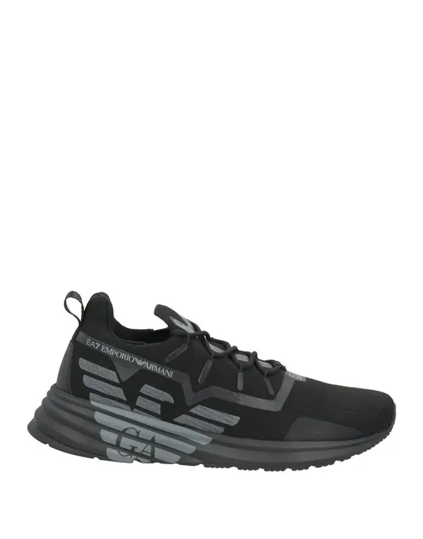 EA7 Polyester, Thermoplastic Polyurethane, And Polyurethane Sneakers - Black