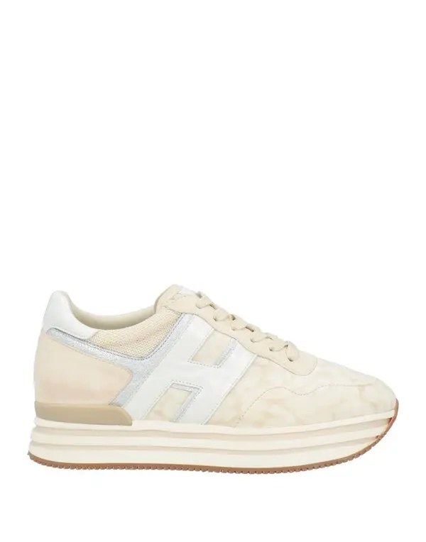 Hogan Leather Sneakers - Ivory