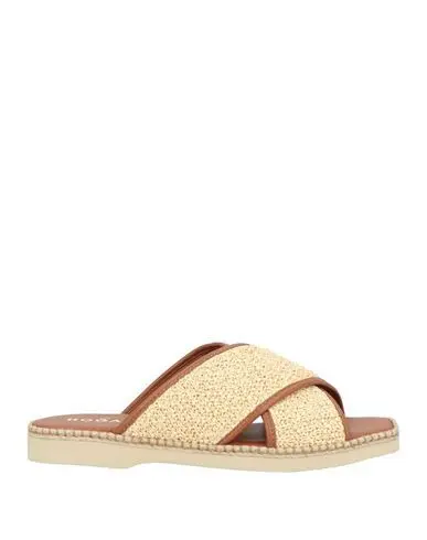 Hogan Sandals In Leather And Textile Fibers