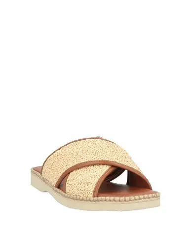 Hogan Sandals In Leather And Textile Fibers