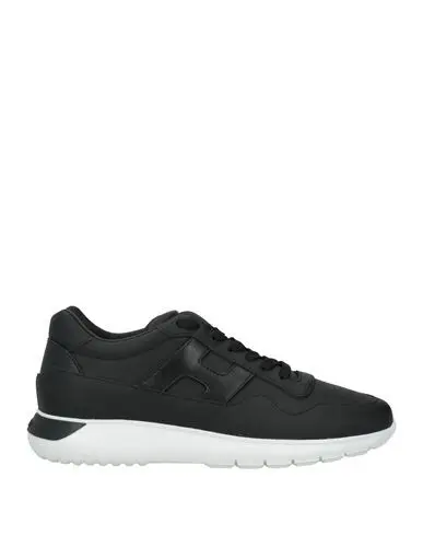 Hogan Leather Low-top Sneakers - Black
