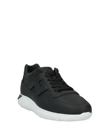 Hogan Leather Low-top Sneakers - Black