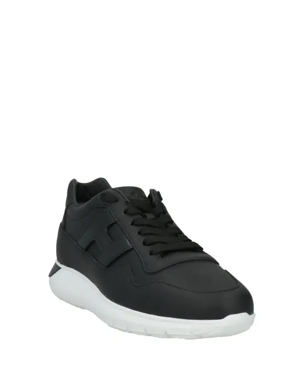Hogan Leather Low-top Sneakers - Black