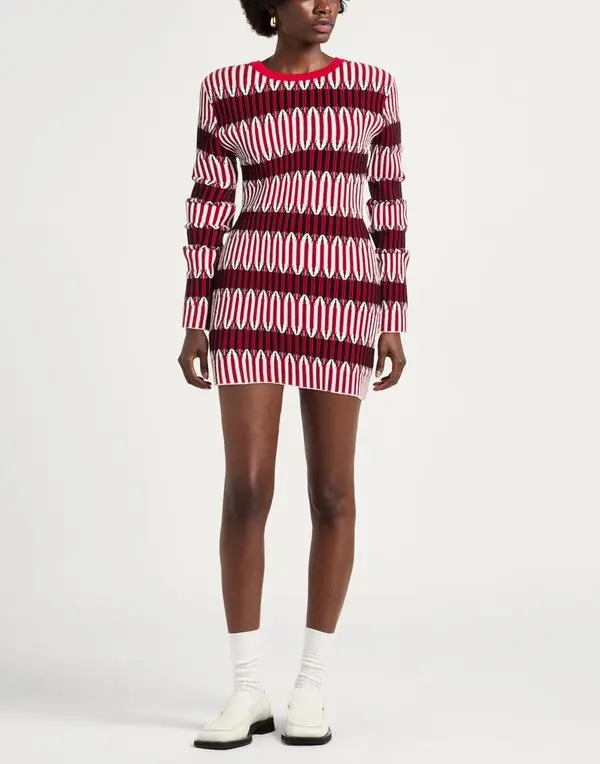TOD'S Mini Jacquard-knit Dress
