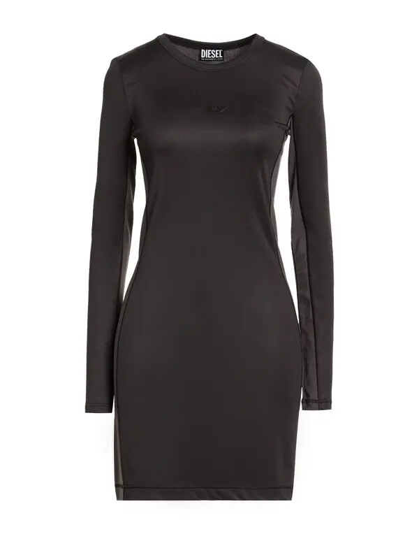 DIESEL® Mini Dress In Modal, Polyester, And Elastane