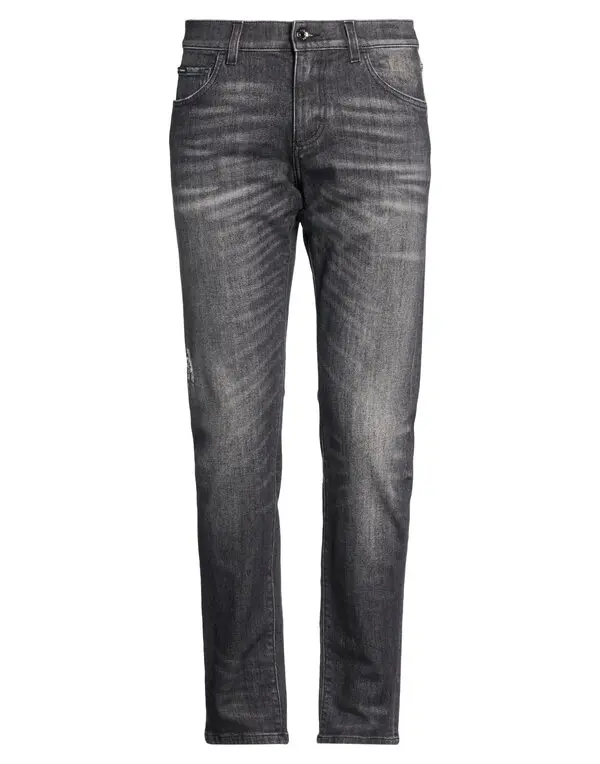 Dolce & Gabbana Cotton Elastane Jeans - Black