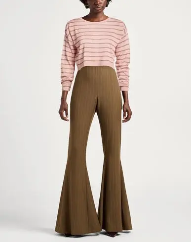 KONTATTO Striped Knit Cropped Sweater