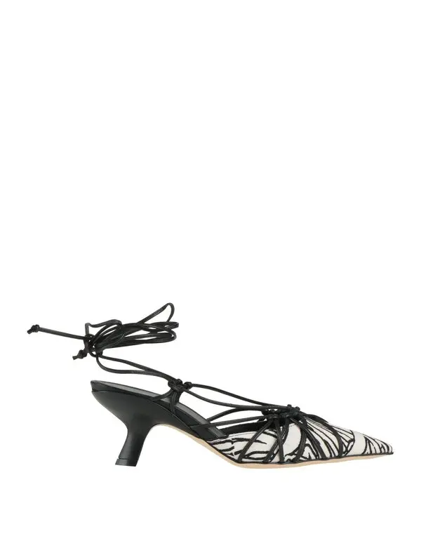 VIC MATIE Textile Fiber And Leather Pumps
