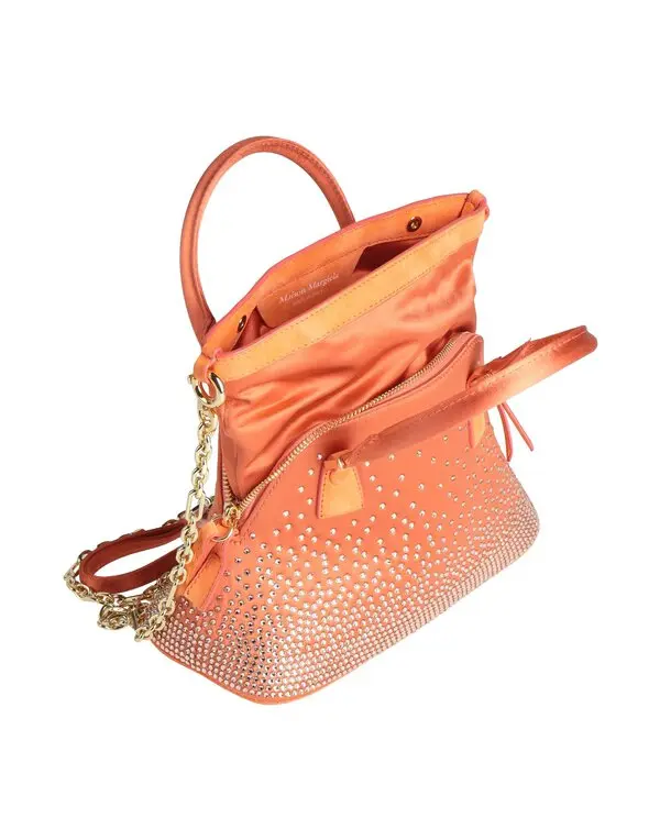 MAISON MARGIELA Handbag Viscose, Silk, Ovine Leather, Crystal, Cow Leather