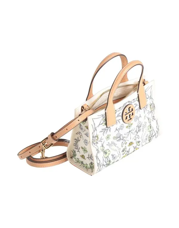 Tory Burch Floral Print Handbag - Ivory