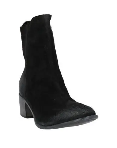 Moma Suede Ankle Boots - Black