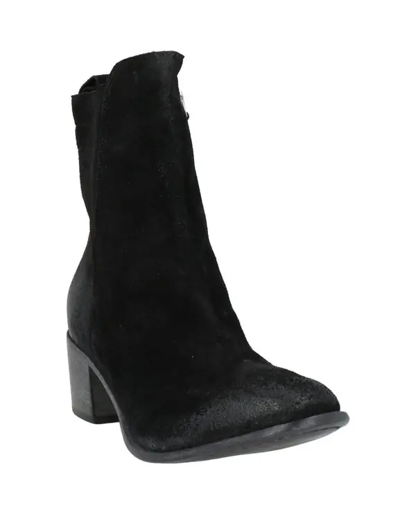Moma Suede Ankle Boots - Black