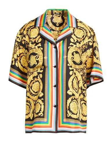 Versace Signature Printed Twill Shirt